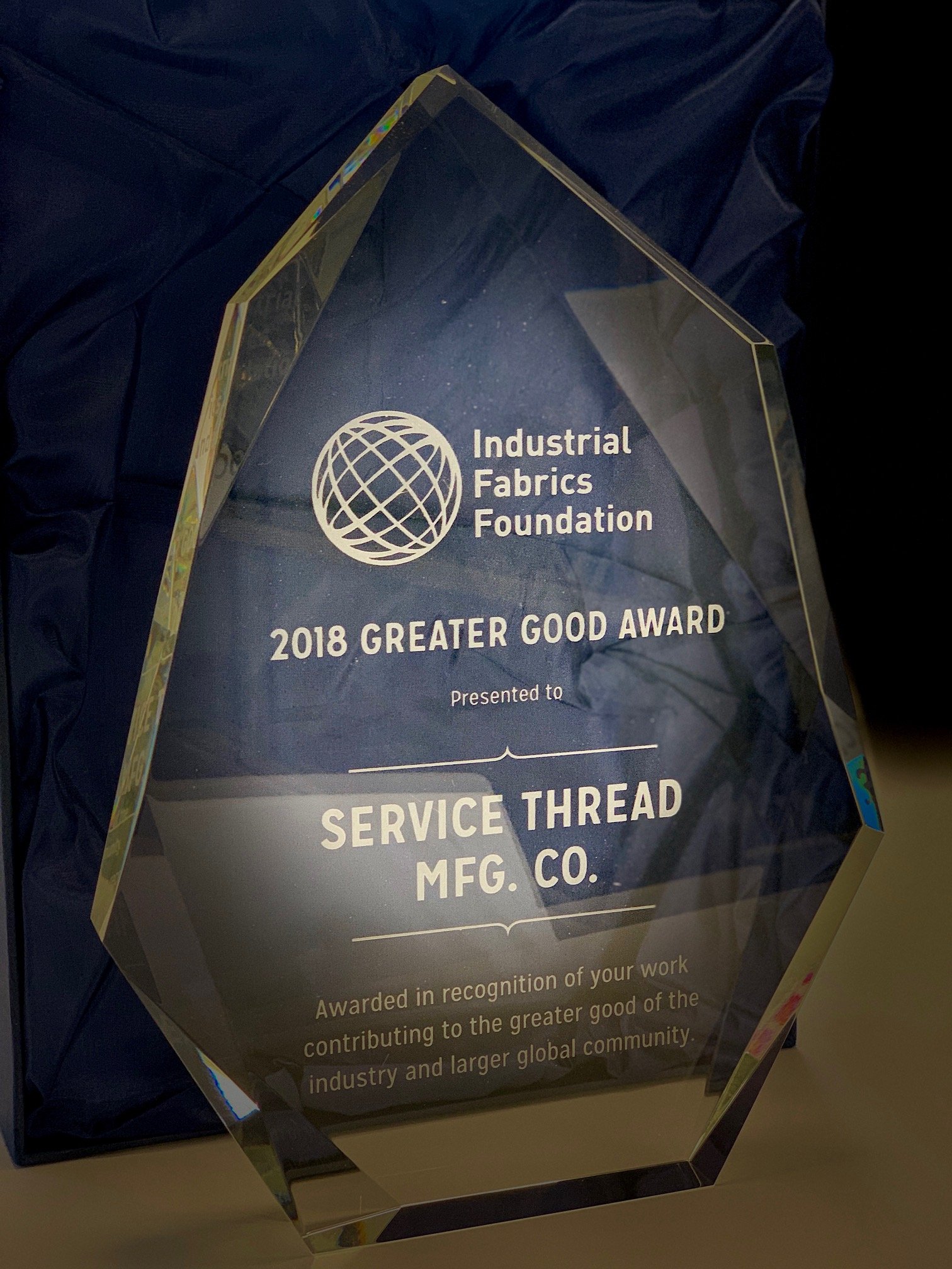 Service Thread Recognized with IFF Greater Good Award